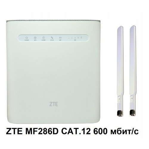 600мбит/с WIFI роутер модем двухдиапазонный ZTЕ MF286D Cat.12 3G 4G LTE с сим слотом интернет станция RJ11 2.4 5 Ггц смарт прошивка IMEI TTL