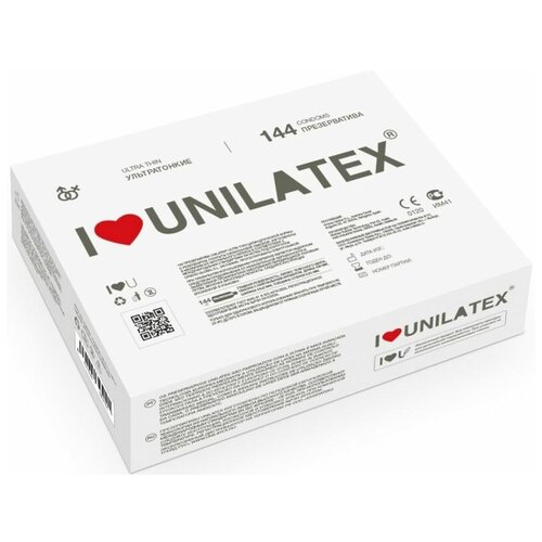 Ультратонкие презервативы Unilatex Ultra Thin - 144 шт, цвет не указан