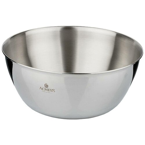 Набор из 6 штук Миска Agness "Professional" 28х13см/6л, нержавеющая сталь (936-315/6)