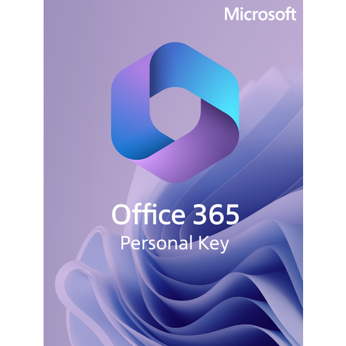 Подписка Microsoft Office 365 Персональный 12 месяцев, электронный ключ, Office 365