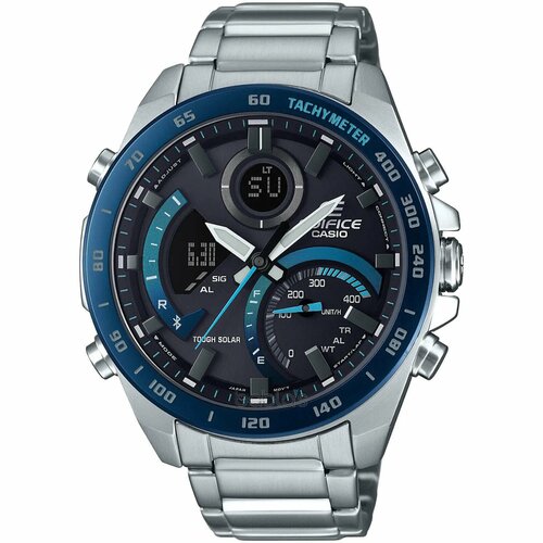 Наручные часы CASIO Edifice, синий, серебряный