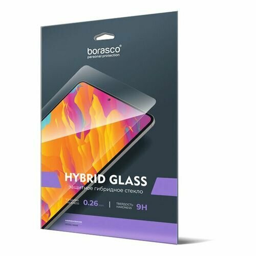 Защитное стекло BORASCO Hybrid Glass Huawei MatePad SE AGS5-W09/AGS5-L09, 10.3", прозрачная, 1 шт [71790]