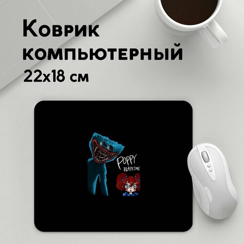 Коврик для мышки прямоугольный 220x180x3мм / Poppy Playtime / Геймерам / POPPY PLAYTIME GAME хагги вагги С куклой