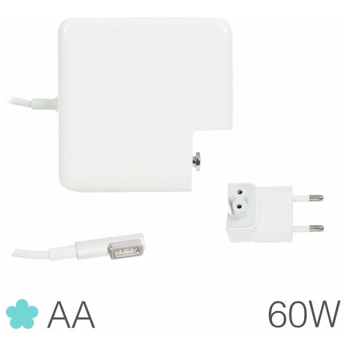 Блок питания (зарядное устройство) Apple MagSafe 60W L-образный разъем для MacBook 13"/Pro 13", 2009 - 2012 / AA