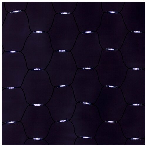 Гирлянда NEON-NIGHT "Сеть" 2 x 3 м, черный Каучук, Белые, 432 LED