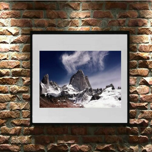 Постер "Горы, только горы и высота 16" Cool Eshe из коллекции "Природа", плакат А4