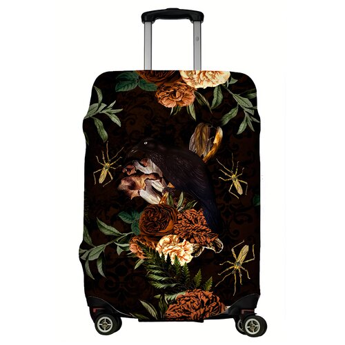 Чехол для чемодана LeJoy, размер S, коричневый, бежевый