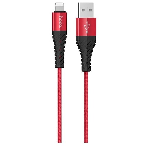 Кабель Hoco X38 Cool Charging USB - Lightning, 1 м, красный