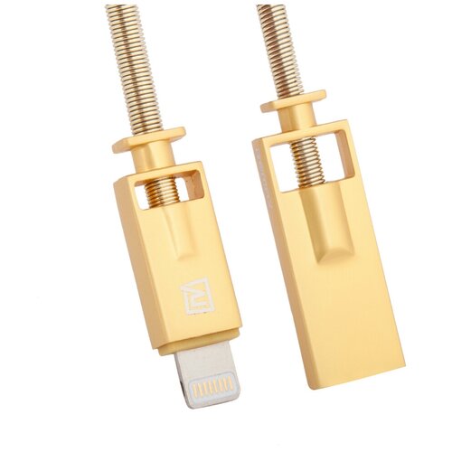 Кабель Remax Royalty USB - Apple Lightning (RC-056i), 1 м, золотой