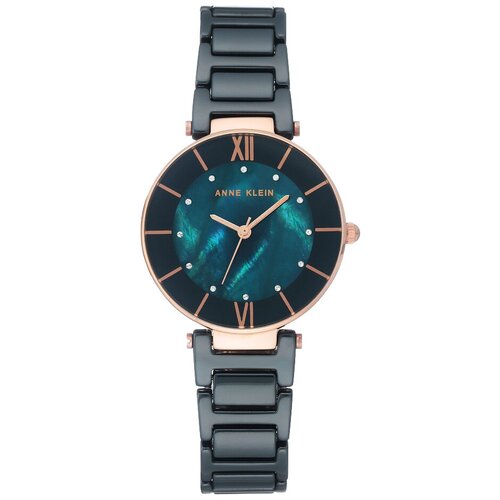 Наручные часы ANNE KLEIN Ceramics 3266NVRG, синий, черный