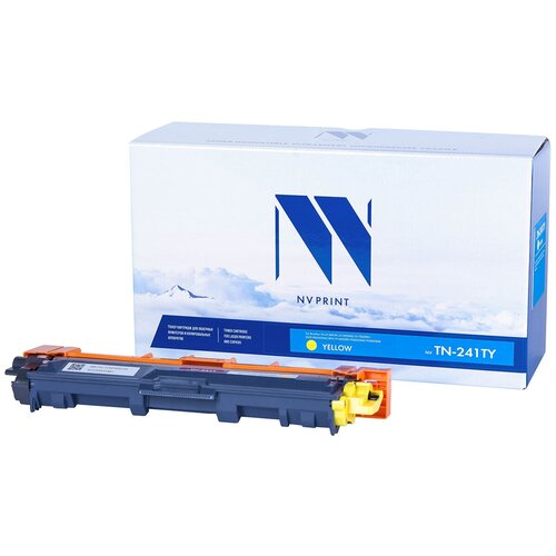 Картридж NV Print TN-241T Yellow для Brother, 2500 стр, желтый