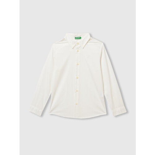 Рубашка UNITED COLORS OF BENETTON, размер 160 (EL), белый