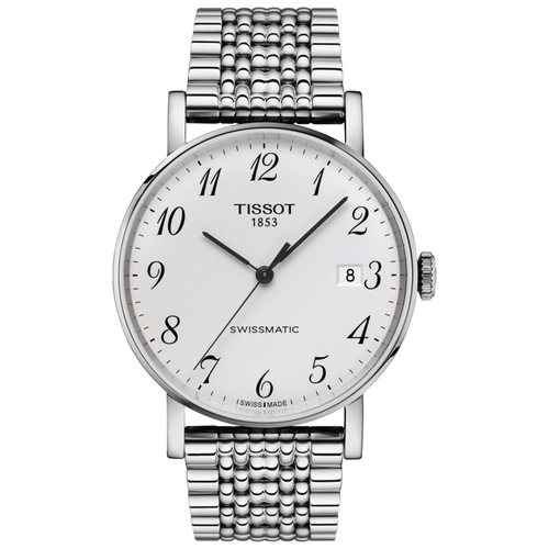 Наручные часы TISSOT T-Classic, белый, серебряный