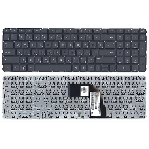 Клавиатура для ноутбука HP Pavilion dv7-7163er черная без рамки