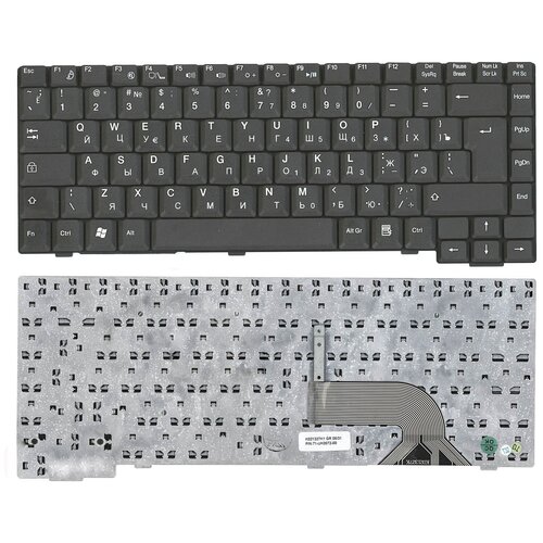 Клавиатура для ноутбука Fujitsu Siemens mp-03086US-36042L черная