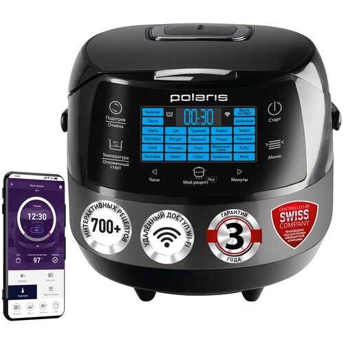 Мультиварка Polaris PMC 5040 Wi-Fi IQ Home, черный