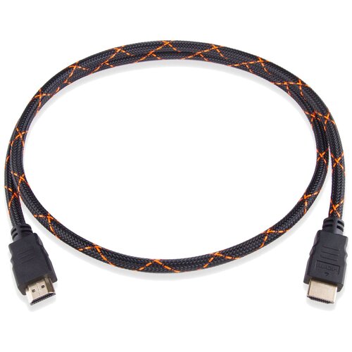 Кабель Rombica ZX10B Cable HDMI 1м черный (CB-ZX10B)