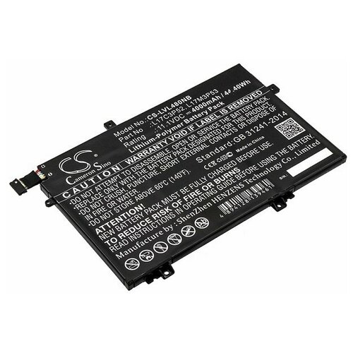 Аккумуляторная батарея CameronSino для ноутбука Lenovo L17C3P52 L17M3P53 11.1V (4000mAh)