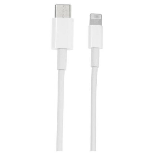 Кабель Smartbuy, Type-C - Lightning, 2.4 А, 1 м, белый, 1м