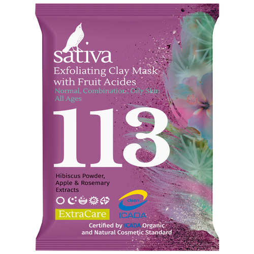 Sativa Маска-гоммаж с фруктовыми кислотами №113