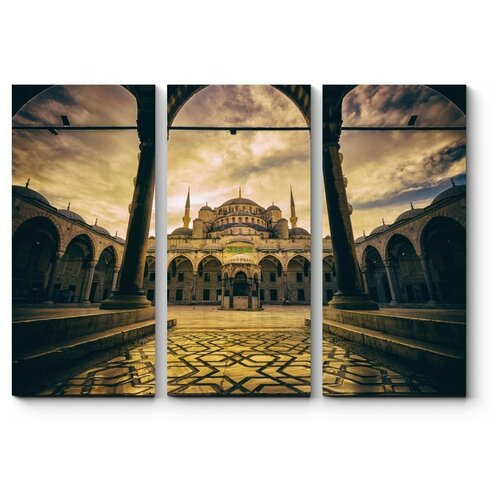 Модульная картина Мечеть в пасмурную погоду80x57