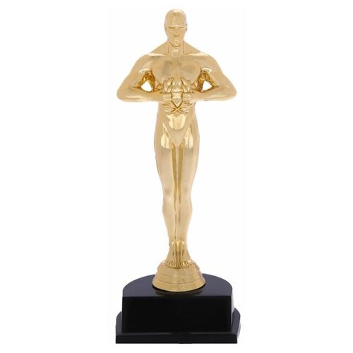 Командор Наградная фигура мужская, «Оскар», подставка пластик черная, 9 х 24 см