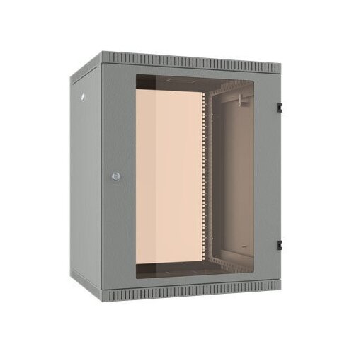 Шкаф коммутационный NT WALLBOX 6-66 G (084687) настенный 6U 600x650мм пер. дв. стекл направл. под закл. гайки 60кг серый 600мм 19.5кг 340мм IP20 сталь