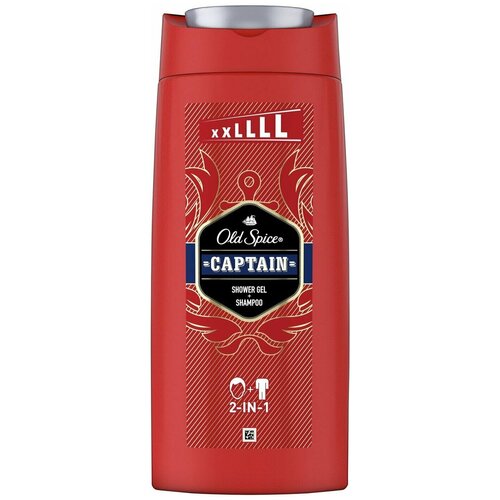 Old Spice / Гель для душа Old Spice Captain 2в1 675мл 2 шт