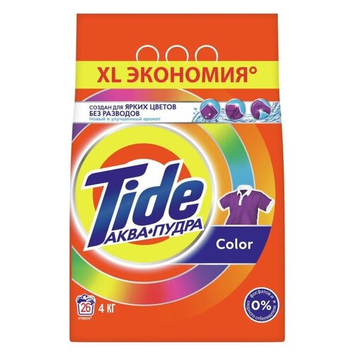 Порошок стиральный Tide автомат Color, 4кг