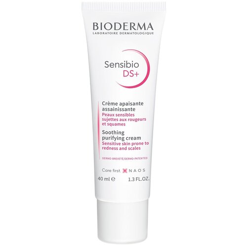 Bioderma крем для  лица Sensibio DS+ для кожи с покраснениями и шелушениями, 40 мл