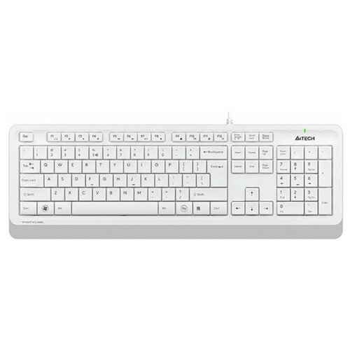Клавиатура A4 Fstyler FK10 USB Multimedia, белый/серый