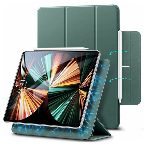 Чехол книжка ESR Rebound Magnetic Case с застежкой для iPad Air 4 (2020), зеленый