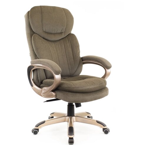 Компьютерное кресло Everprof Boss Т для руководителя, обивка: текстиль, цвет: коричневый