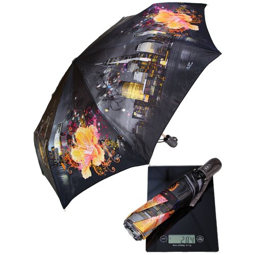 Зонт Popular, серый, черный