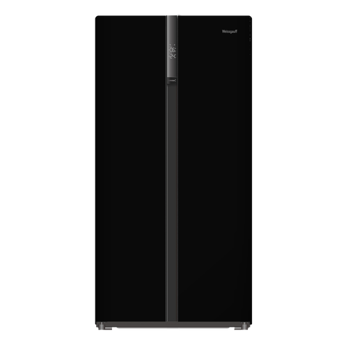 Отдельностоящий холодильник с инвертором Weissgauff WSBS 500 Inverter NoFrost Black Glass