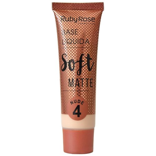 Ruby Rose тональная основа Soft Matte, 29 мл/79 г, оттенок: nude 4
