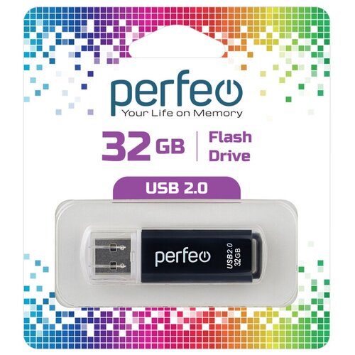 USB флешка Perfeo USB 32GB C13 Black