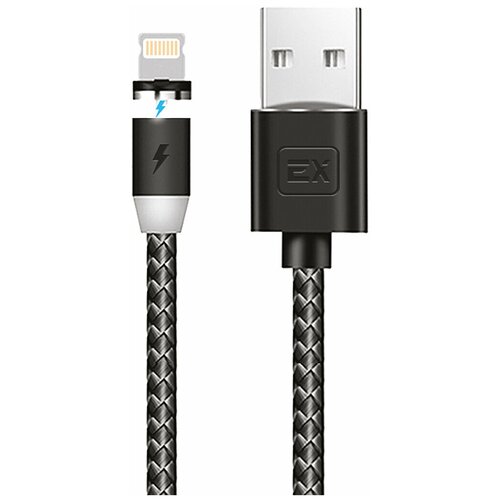 Кабель для Apple iPhone USB - Lightning Exployd Magnetic Classic EX-K-784 Black 1m