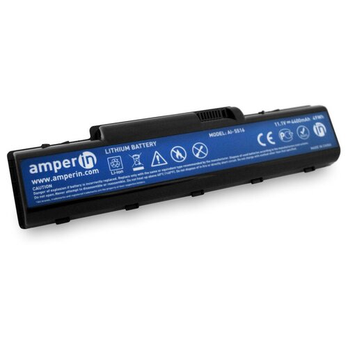Аккумулятор для ноутбука Acer Aspire 4732 5516 (AS09A31 AI-5516) 11.1V 4400mAh 49Wh, черный, Amperin