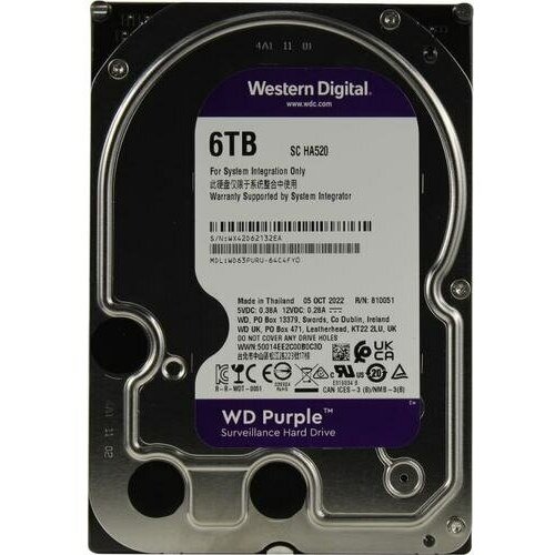 Жесткий диск Western digital Purple PR2000M-3 6 Тб WD63PURU