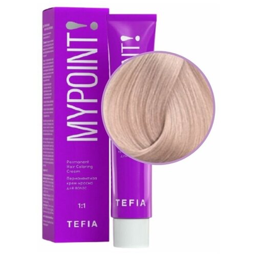 Tefia Mypoint гель-краска для волос Tone On Tone, 10.6 экстра светлый блондин махагоновый, 60 мл