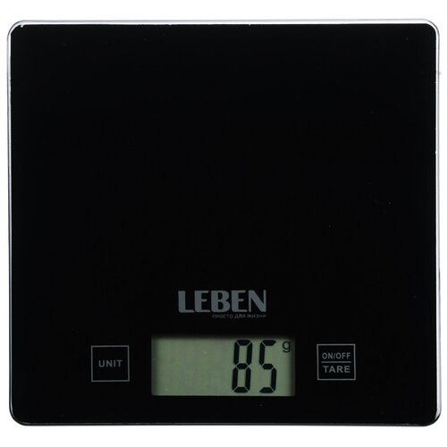 Кухонные весы Leben 268-045, черный