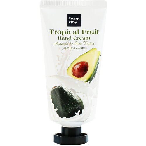 Крем для рук FarmStay «Тропические фрукты» с авокадо и маслом ши, 50 мл