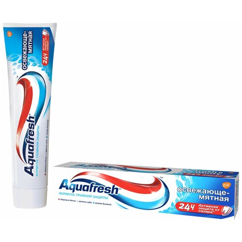 Зубная паста Aquafresh Тотал «Освежающе мятная», 100 мл