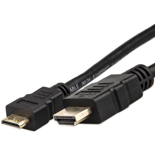 Кабель HDMI-19M --- MiniHDMI-19M ver 2.0+3D/Ethernet,1m Telecom