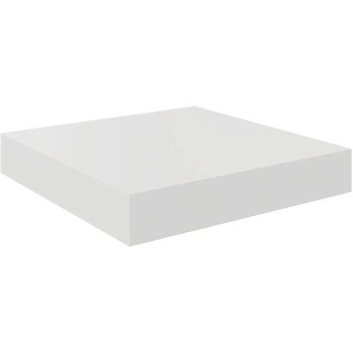 Полка мебельная Spaceo White 23x23.5x3.8 см МДФ цвет белый