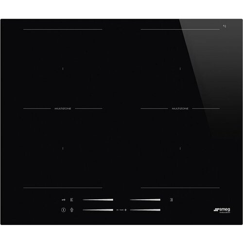 Индукционная варочная панель Smeg SI2M7643D, цвет панели черный, цвет рамки черный