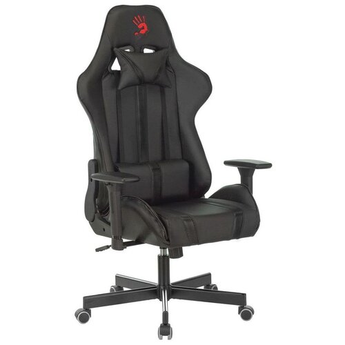 Компьютерное кресло Bloody GC-600 игровое, обивка: искусственная кожа, цвет: черный