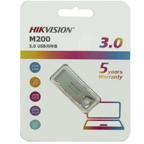 Флеш Диск HIKVision HS-USB-M200 16G USB3.0, плоский металлический корпус