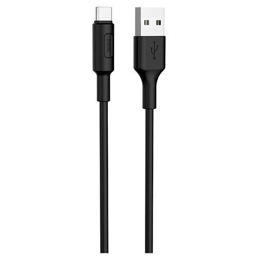 Кабель Hoco X25 Soarer USB - USB Type-C, 1 м, 1 шт., черный